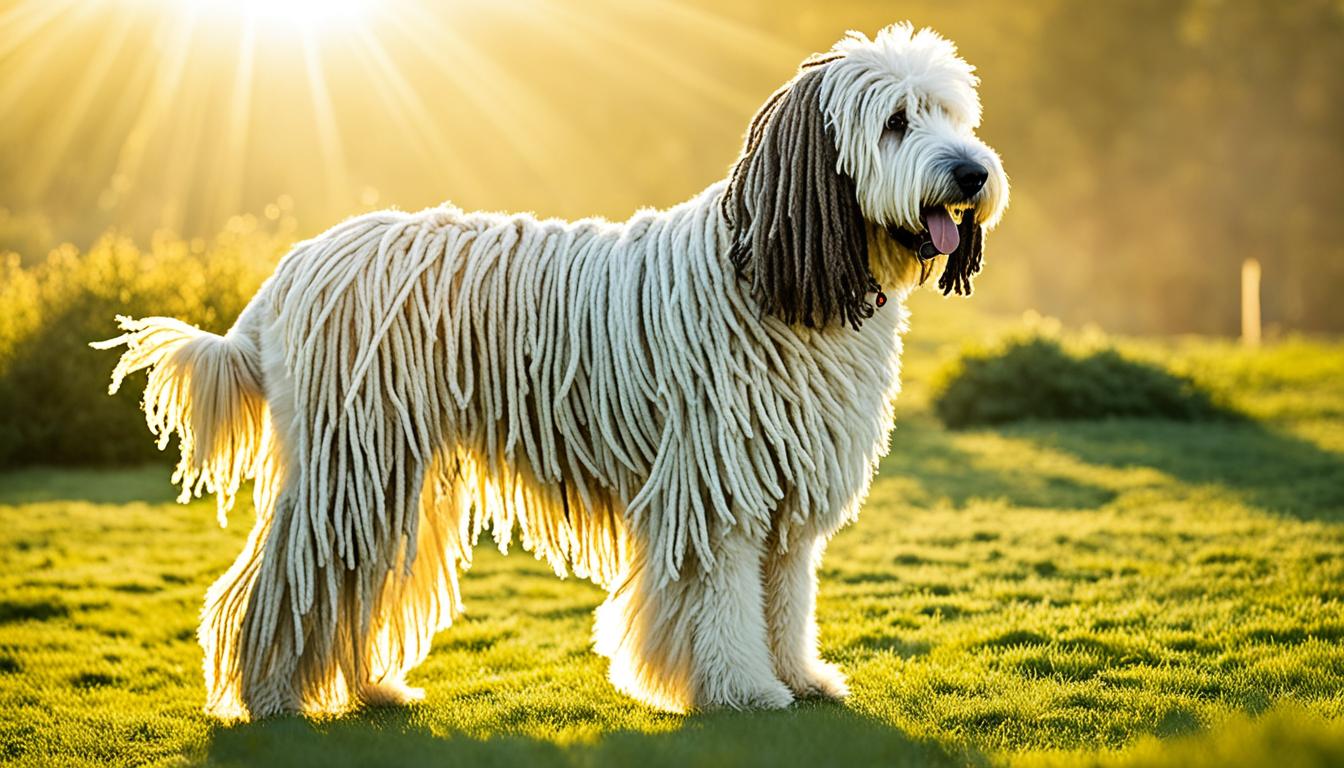 Komondor: Ungarische Hunderasse mit Rastalocken