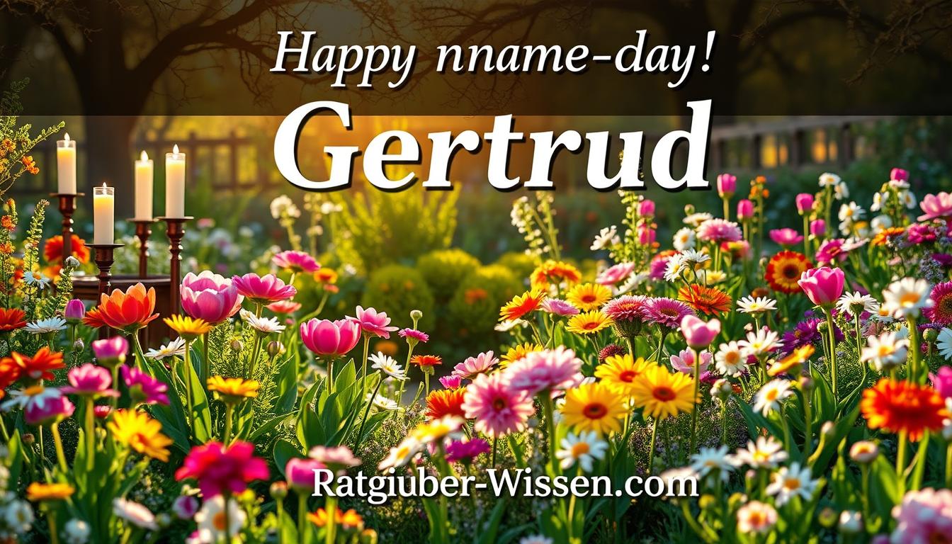 Wann ist der Namenstag Gertrud? Feiern Sie!