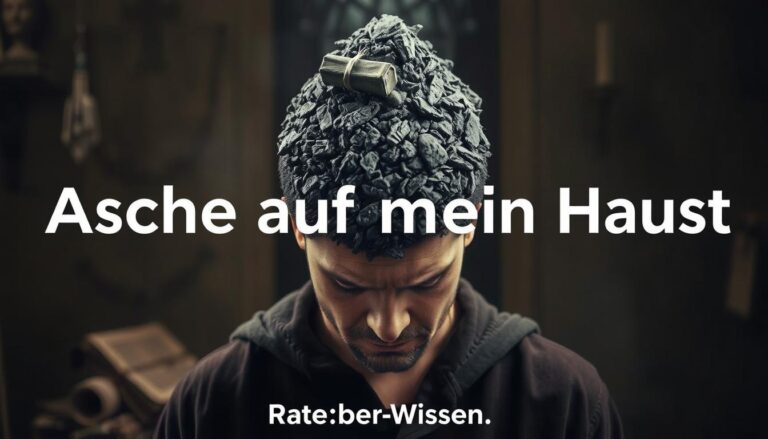 Bedeutung von "Asche auf mein Haupt" Erklärt