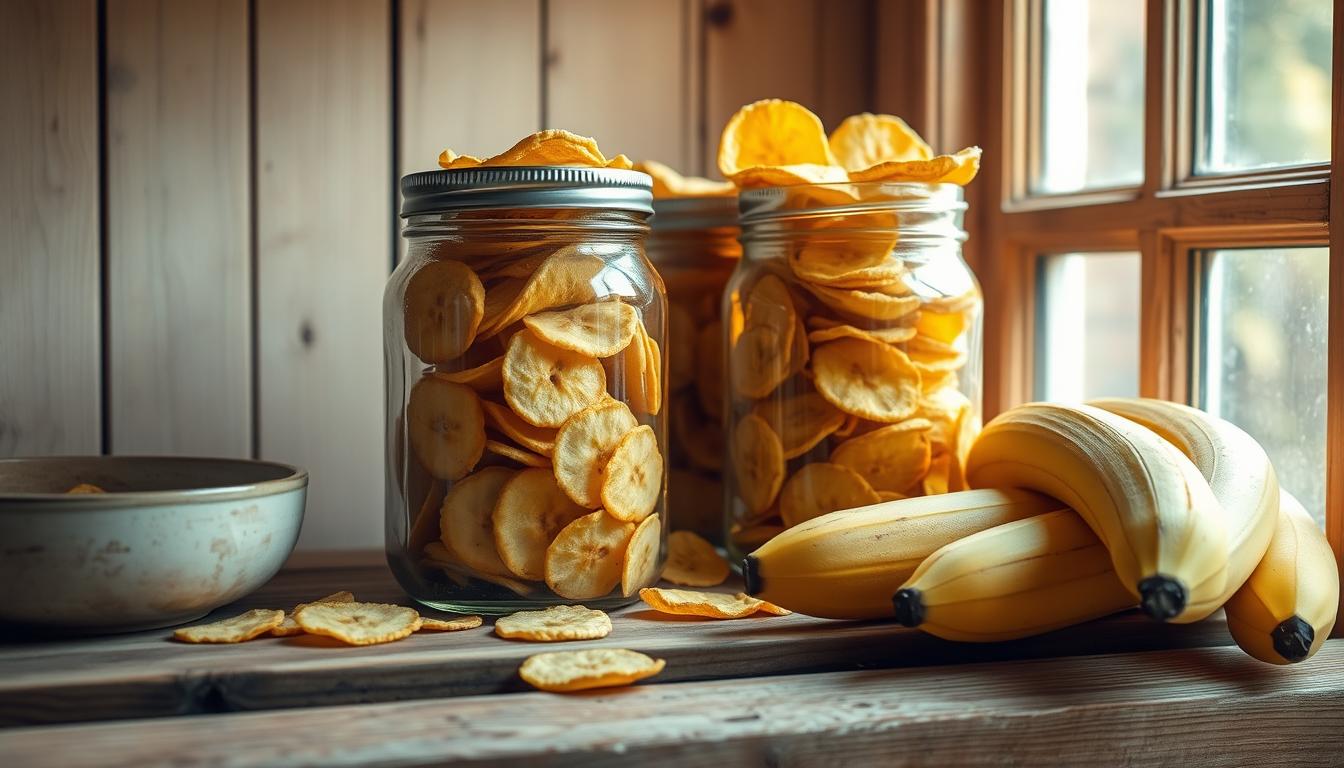 Bananenchips selber machen - Einfaches Rezept