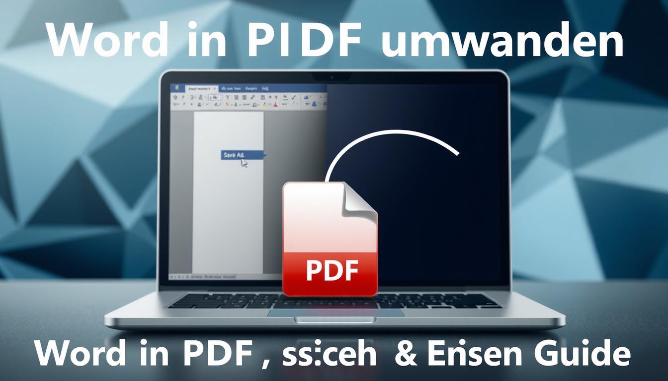 Word in PDF umwandeln - Schnell & Einfach Guide