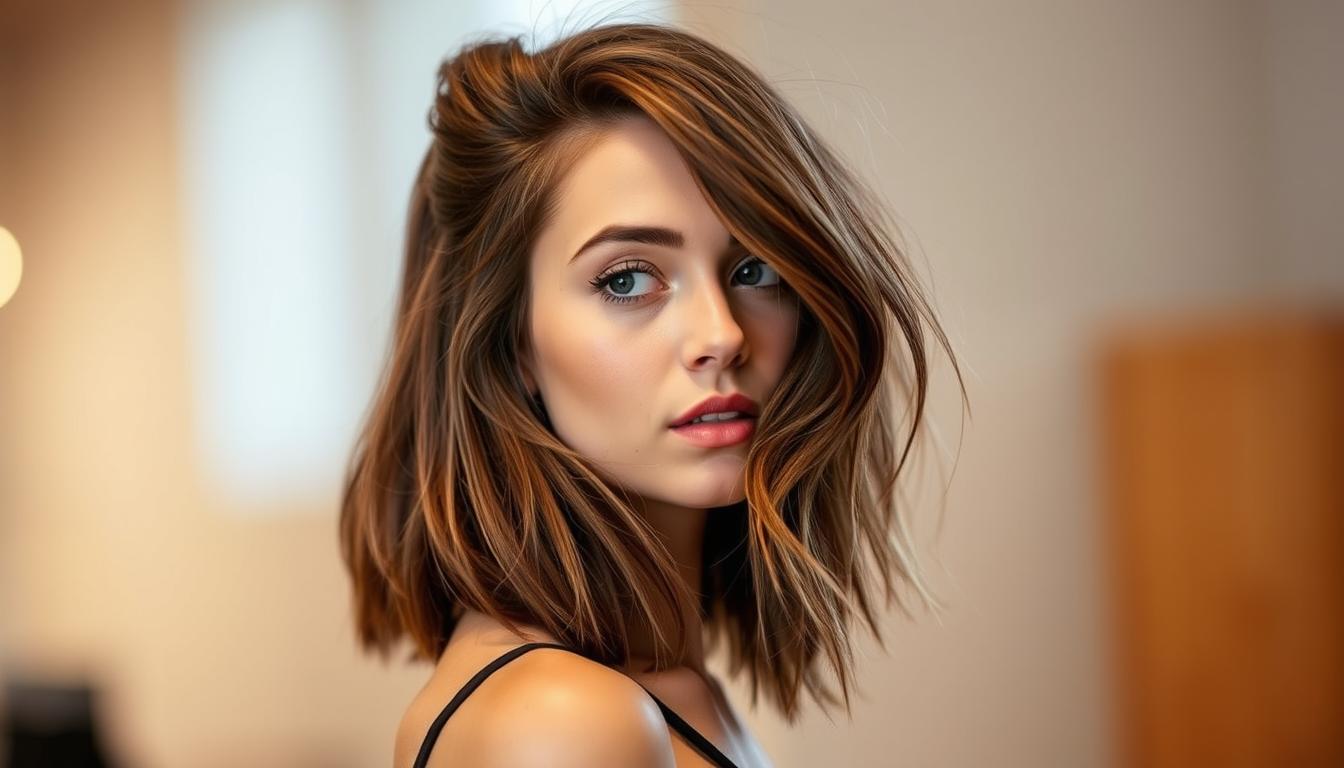 Madchen Frisuren Halblang